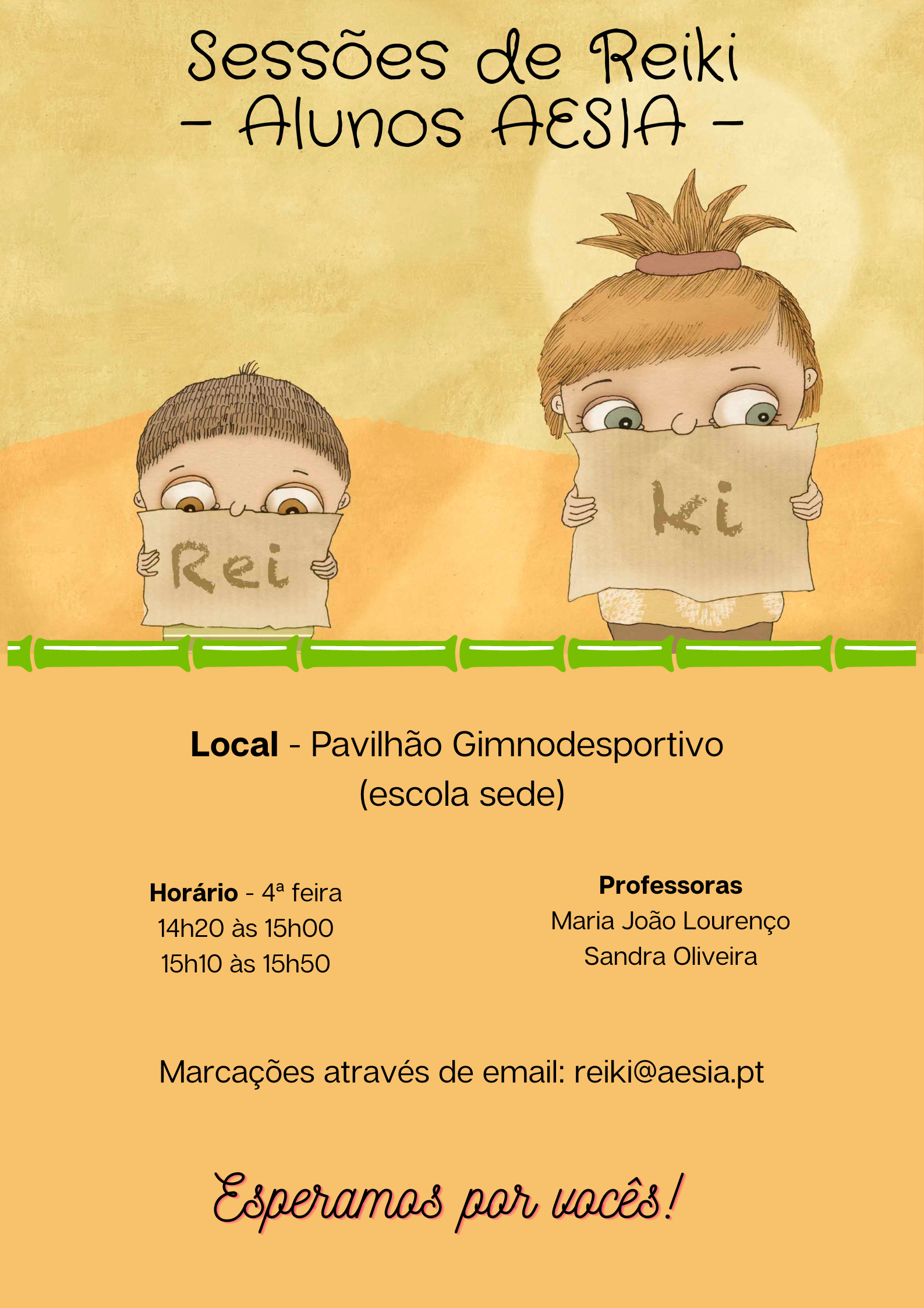 Sessões de Reiki - alunos AESIA – AESIA